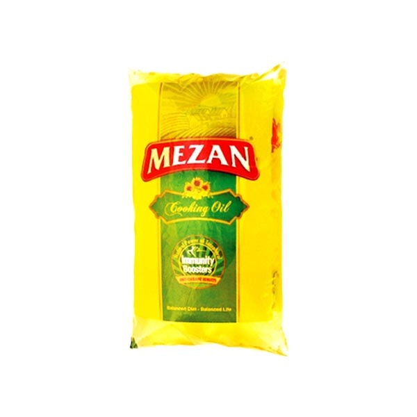Mezan Canola Cooking Oil Pouch 1ltr