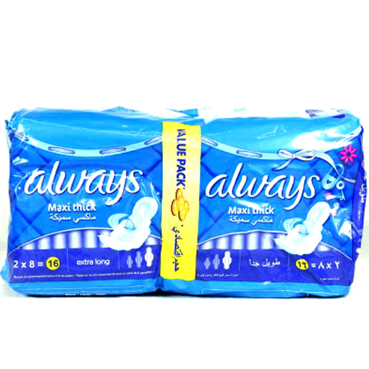 Always Maxi Thick Sanitary Pads XLong 16pcs